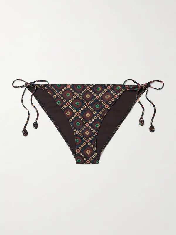 Ulla Johnson Brynn Bronzite Bikini Briefs - Metallic