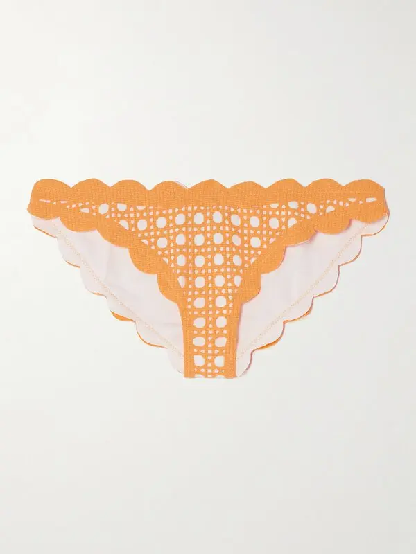Marysia Net Sustain Antibes Bikini Briefs - Orange