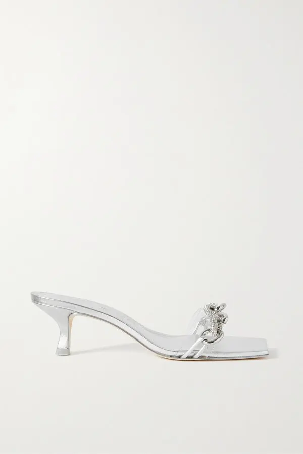 Cult Gaia Lynn Embellished Mules