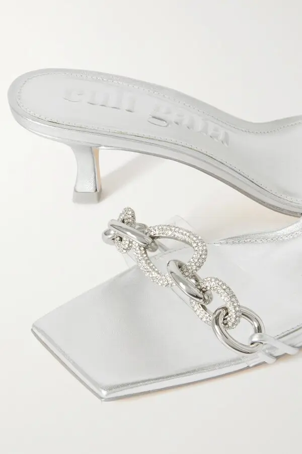 Cult Gaia Lynn Embellished Mules