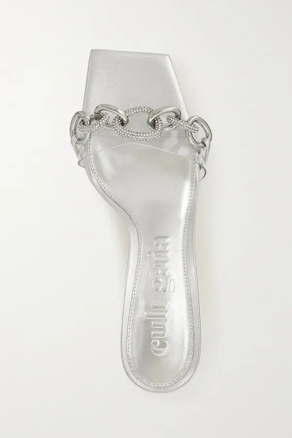 Cult Gaia Lynn Embellished Mules