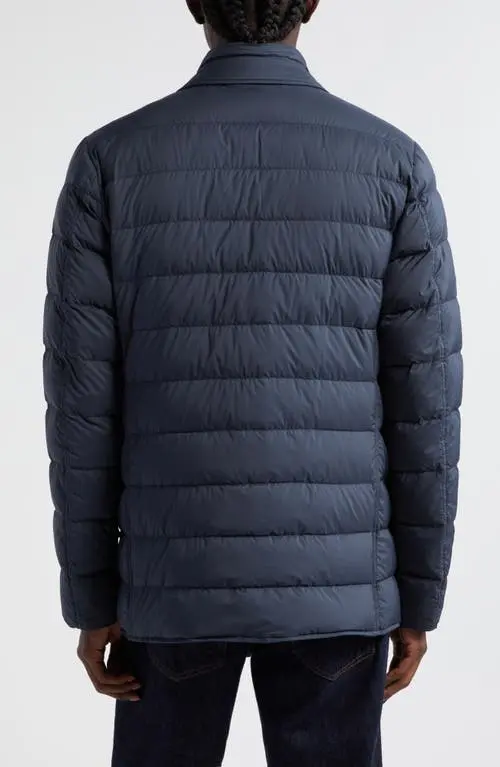 Herno La Giacca Water Resistant Down Blazer With Removable Bib