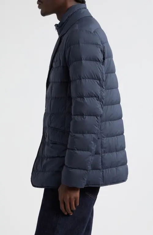 Herno La Giacca Water Resistant Down Blazer With Removable Bib