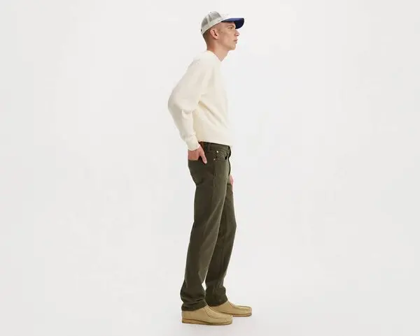 LEVI'S 514 Straight Fit Jeans - Dusted Moss Garment Dye