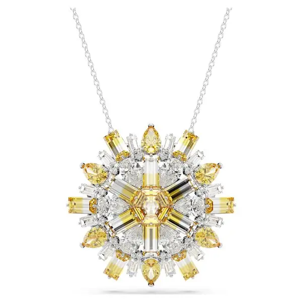 SWAROVSKI Idyllia Pendant And Brooch - Yellow