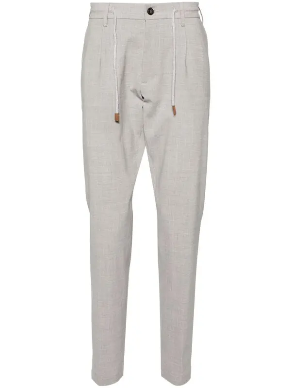 Eleventy Tapered Trousers - Grey