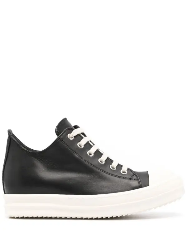 Rick Owens Platform Leather Sneakers