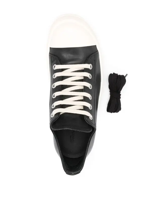 Rick Owens Platform Leather Sneakers