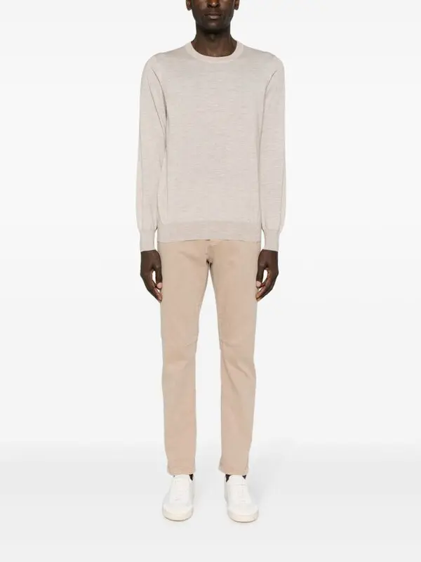 Brunello Cucinelli Crew-neck Mélange-effect Jumper