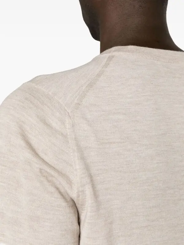 Brunello Cucinelli Crew-neck Mélange-effect Jumper