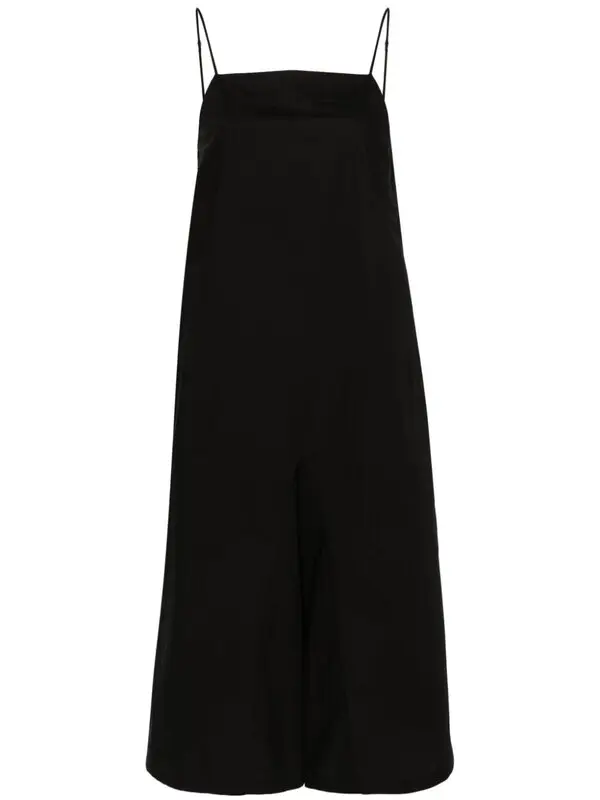 MAISON MARGIELA Poplin Sleeveless Playsuit - Black
