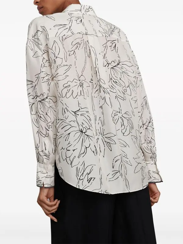Brunello Cucinelli Monili-chain Graphic-print Shirt