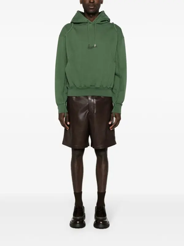 Jacquemus Le Sweatshirt Camargue Cotton Top - Green
