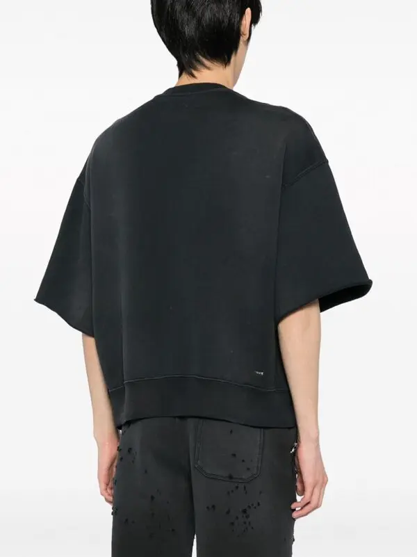 Amiri Logo-appliqué Cotton Sweatshirt