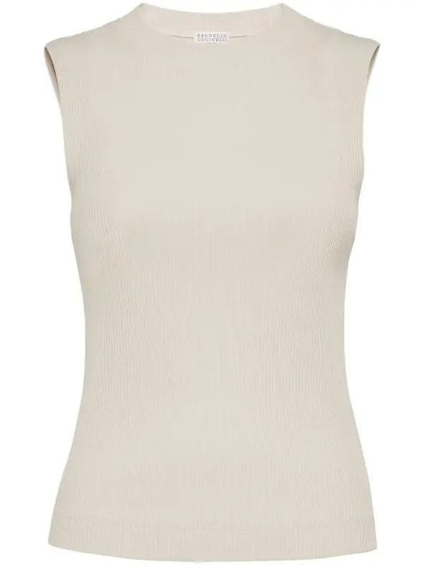 Brunello Cucinelli Monili Chain Tank Top