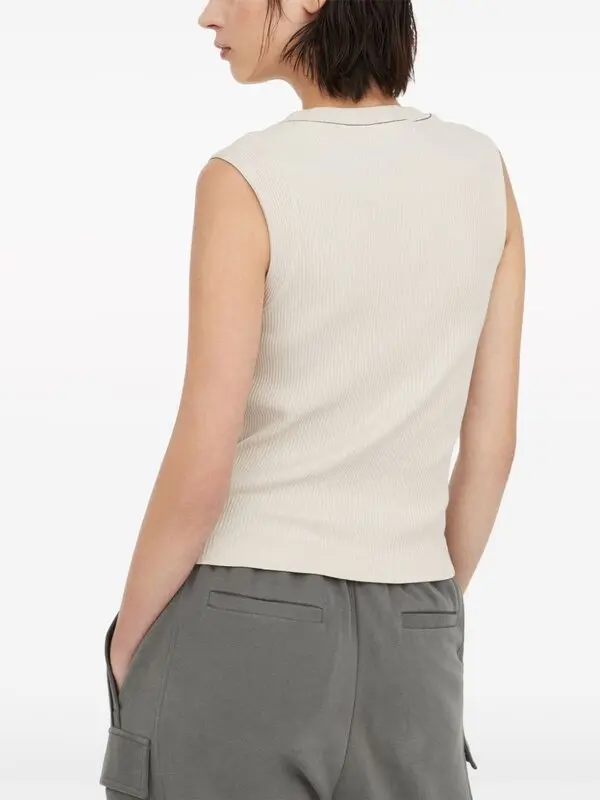 Brunello Cucinelli Monili Chain Tank Top