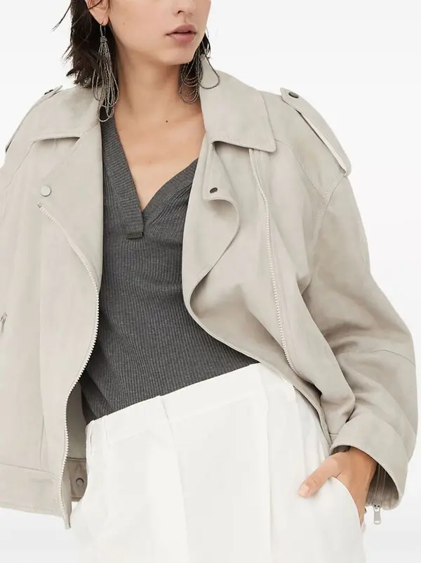 Brunello Cucinelli Fine-ribbed Jumper With Monili Chain Detail