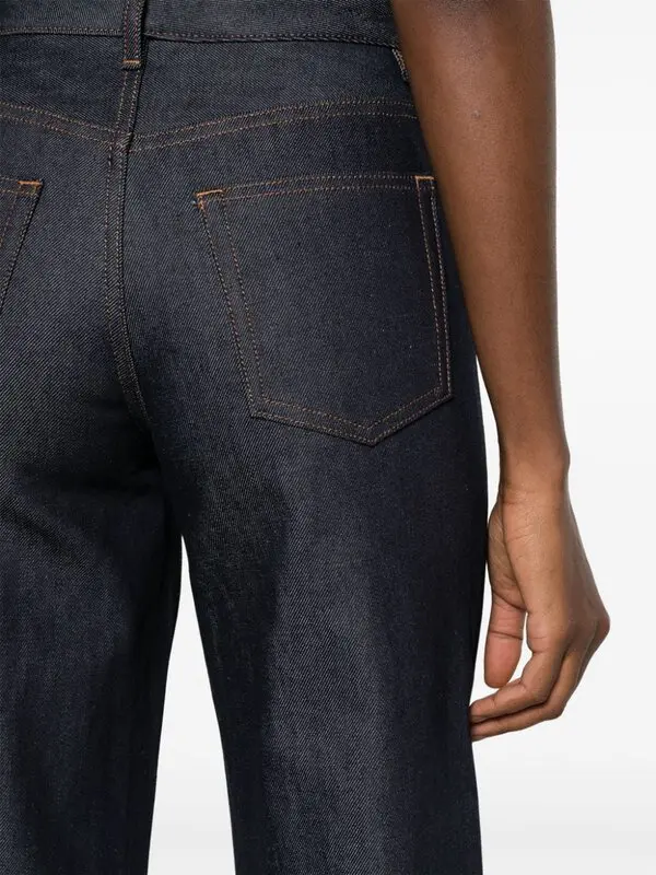 A.p.c. Elisabeth High-rise Straight-leg Jeans - Blue
