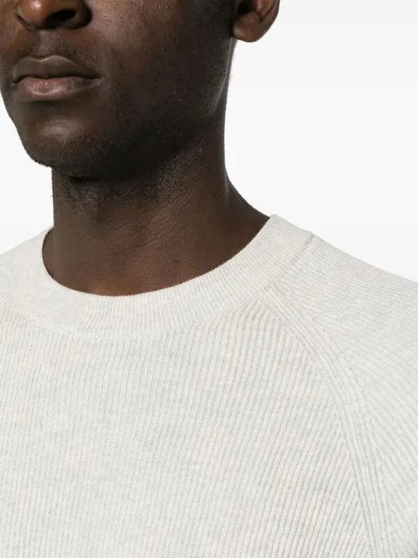 Brunello Cucinelli Ribbed-knit Cotton Jumper