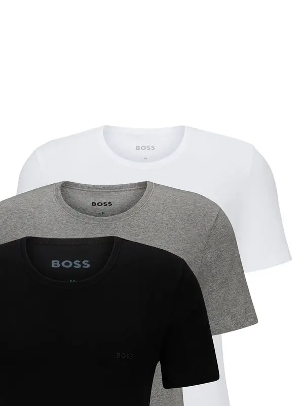 BOSS Crew-neck Cotton T-shirt Set