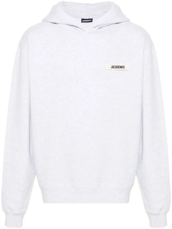 Jacquemus The Gros Grain Hoodie - Grey