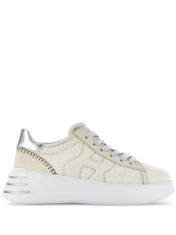 Hogan Rebel Logo-appliqué Sneakers - White