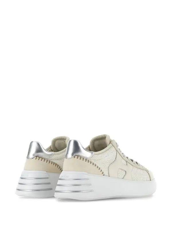Hogan Rebel Logo-appliqué Sneakers - White