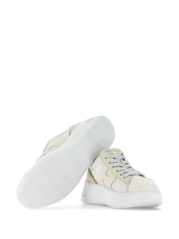 Hogan Rebel Logo-appliqué Sneakers - White