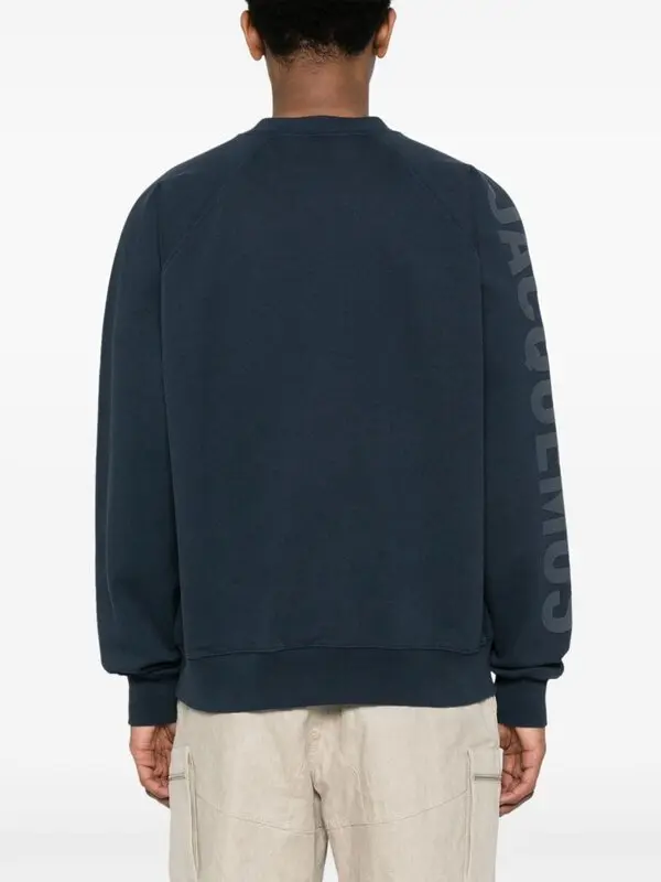 Jacquemus Le Sweatshirt Typo Logo-print Top
