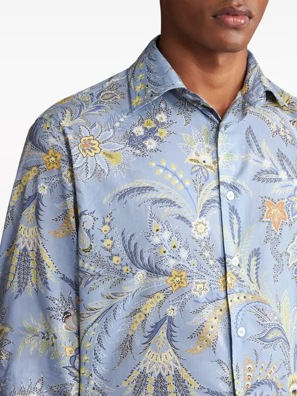 Etro Paisley-print Cotton Shirt