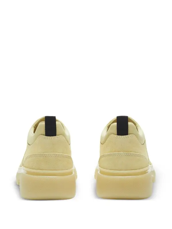 Burberry Suede Slip-on Sneakers With Equestrian Knight Motif