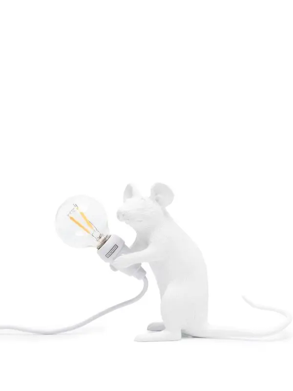 SELETTI Mouse Sculpture-design Lamp - White