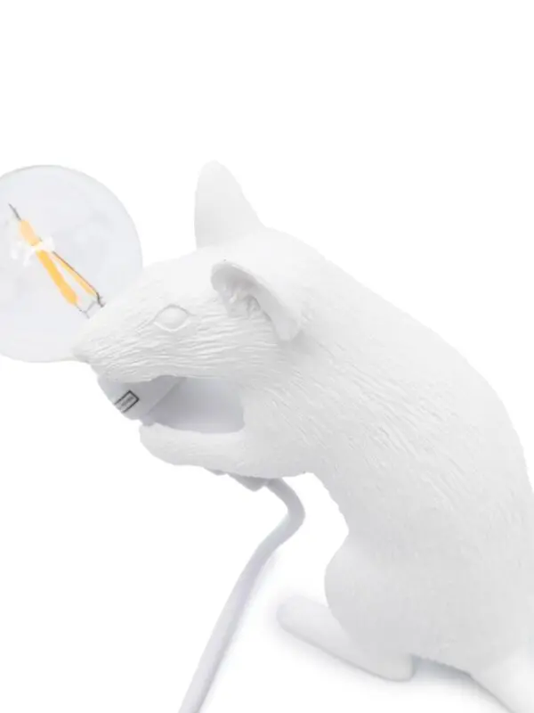 SELETTI Mouse Sculpture-design Lamp - White