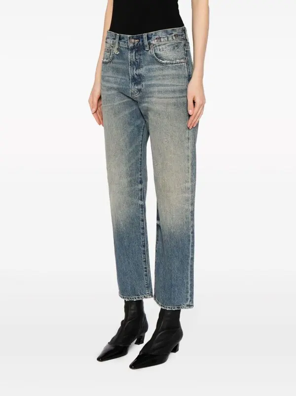 R13 Cropped Wide-leg Jeans