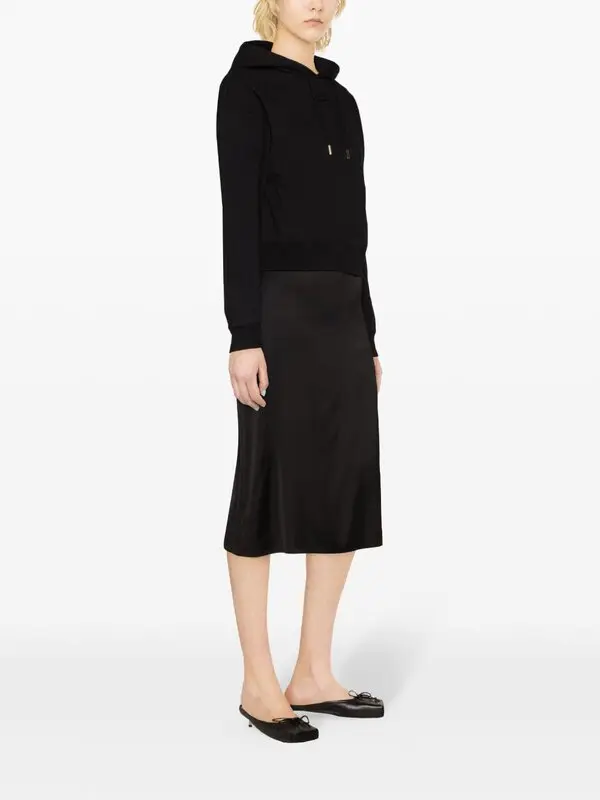 Jacquemus Grosgrain Logo Hoodie - Black