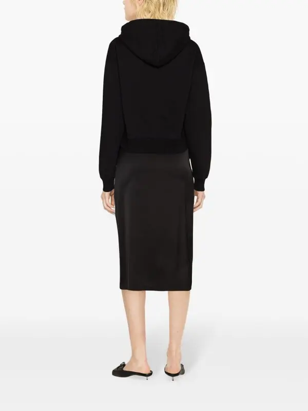 Jacquemus Grosgrain Logo Hoodie - Black