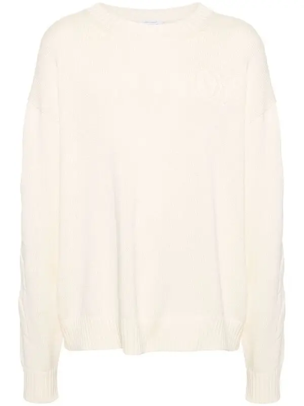 Off-White Diagonal Stripe Jumper - Neutrals