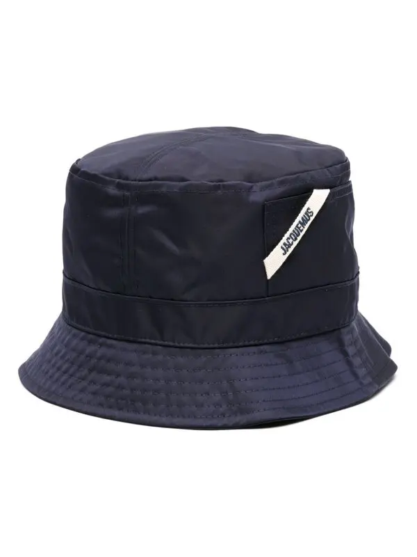 Jacquemus La Bob Ovalie Bucket Hat - Blue