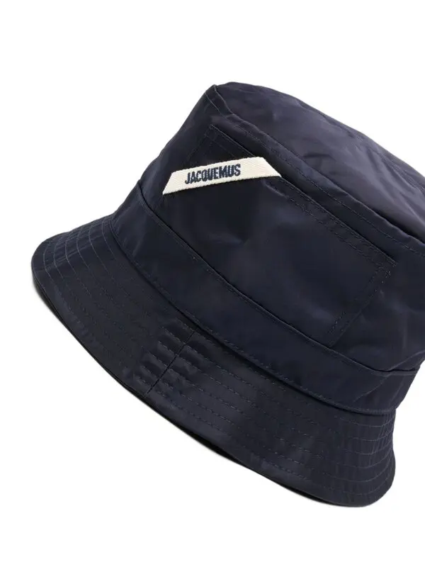 Jacquemus La Bob Ovalie Bucket Hat - Blue