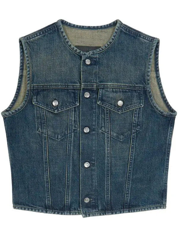 MAISON MARGIELA Stonewashed Denim Gilet