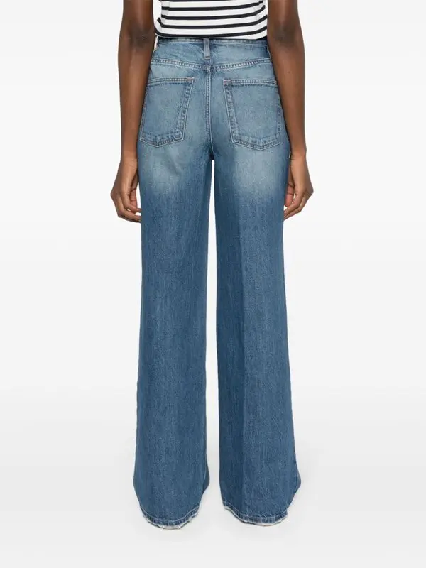 FRAME The 1978 Straight-leg Jeans - Blue
