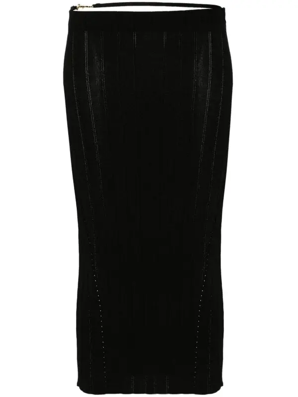 Jacquemus La Jupe Pralu Midi Skirt - Black