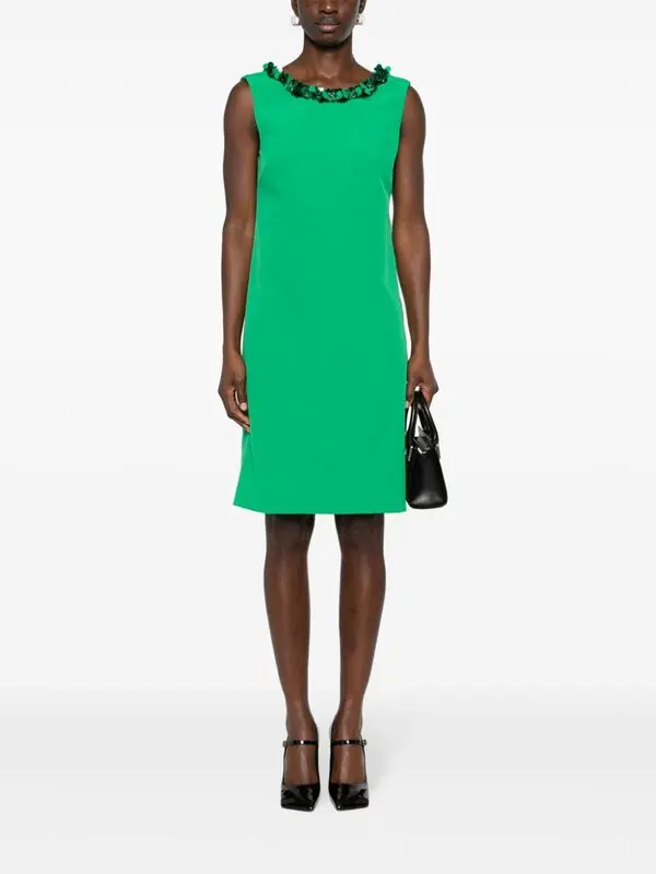 P.a.r.o.s.h Sequin-embellished Column Dress - Green