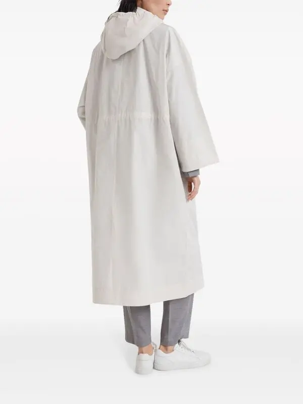 Brunello Cucinelli Single-breasted Hooded Coat