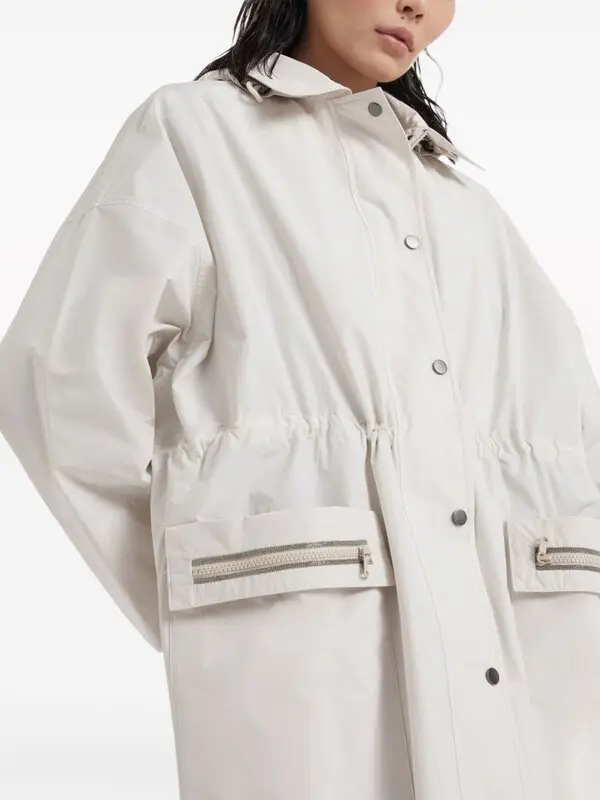Brunello Cucinelli Single-breasted Hooded Coat
