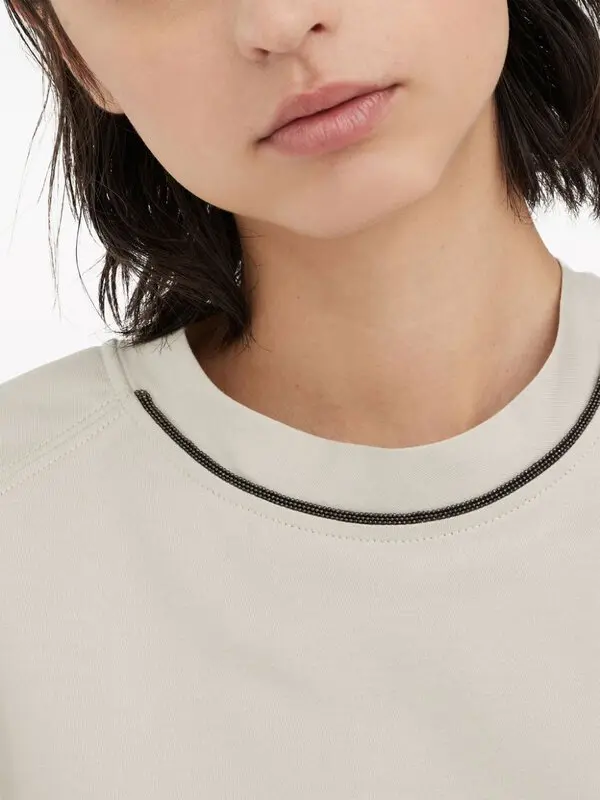 Brunello Cucinelli Monili-chain Cotton T-shirt
