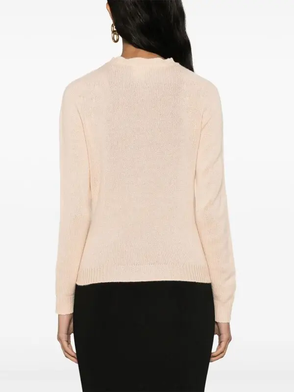 Fabiana Filippi Crew-neck Cashmere Jumper - Orange