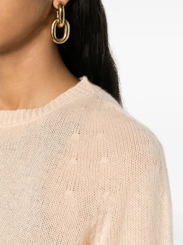 Fabiana Filippi Crew-neck Cashmere Jumper - Orange