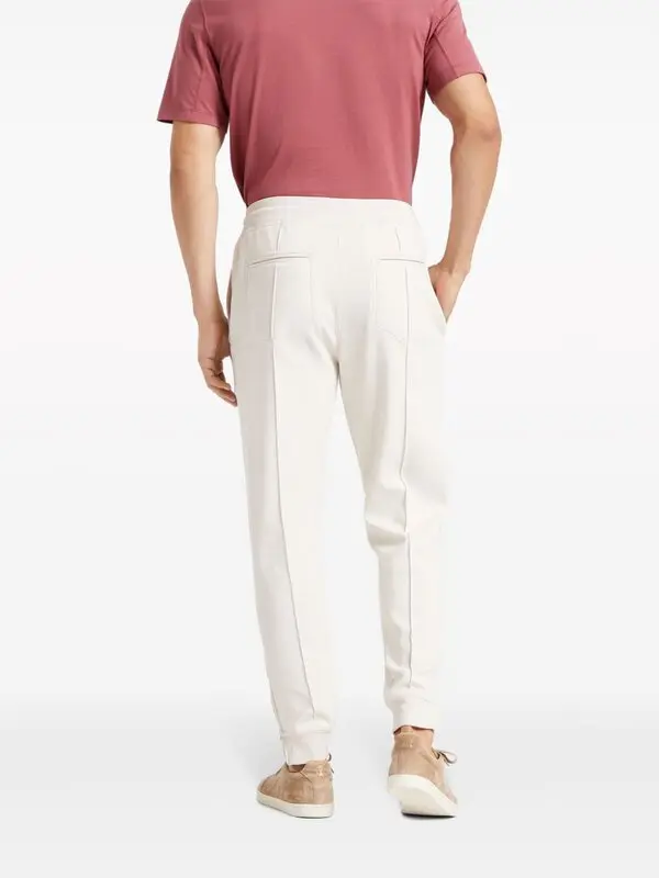 Brunello Cucinelli Drawstring-waist Tapered Track Trousers
