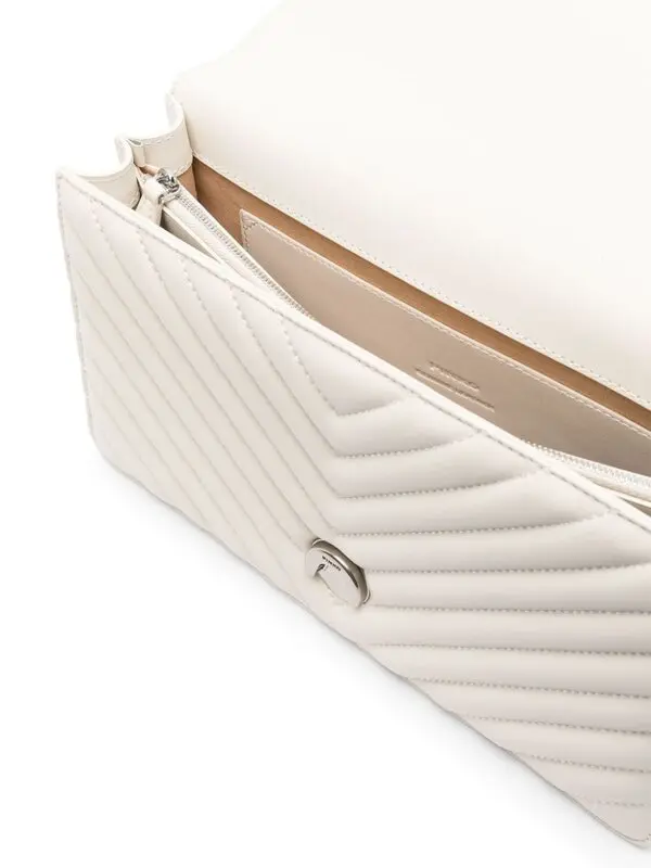 Pinko Classic Love One Shoulder Bag - White